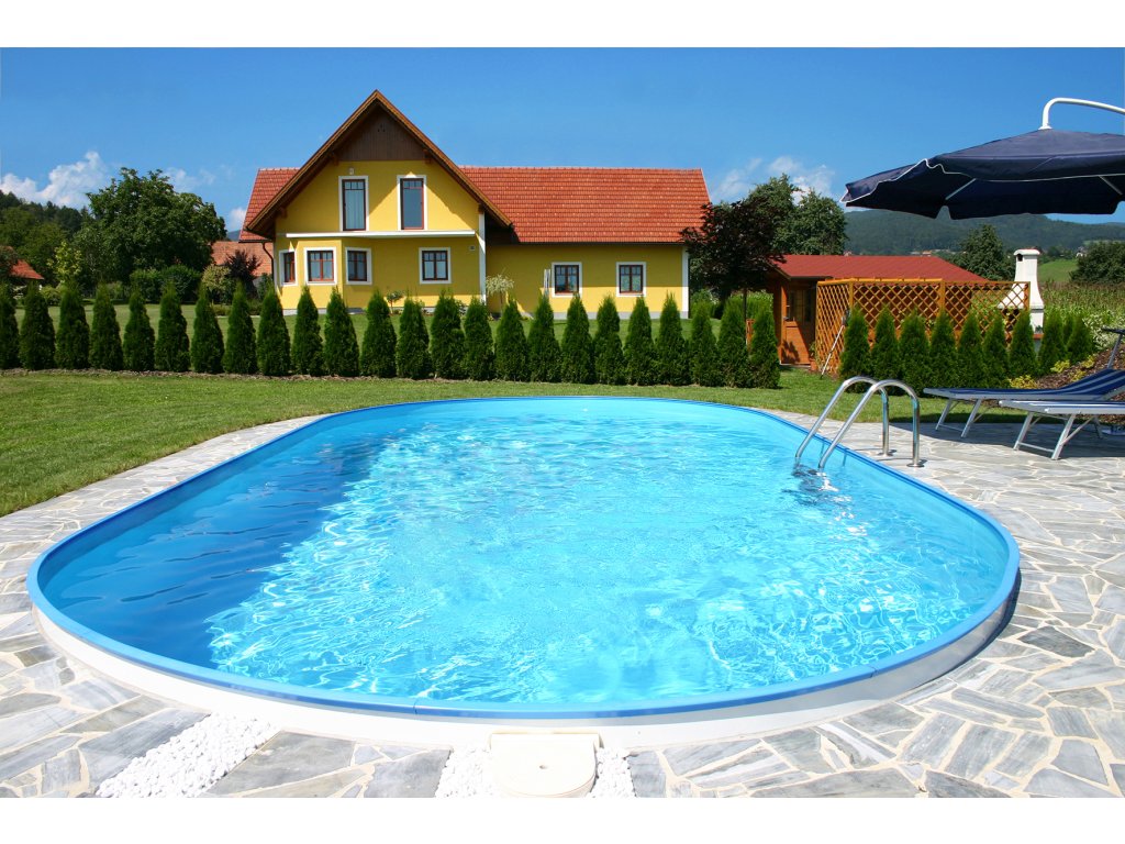 Bazén Planet Pool Exkluzív WHITE/Blue - samotný bazén 600 x 320 x 150 ...